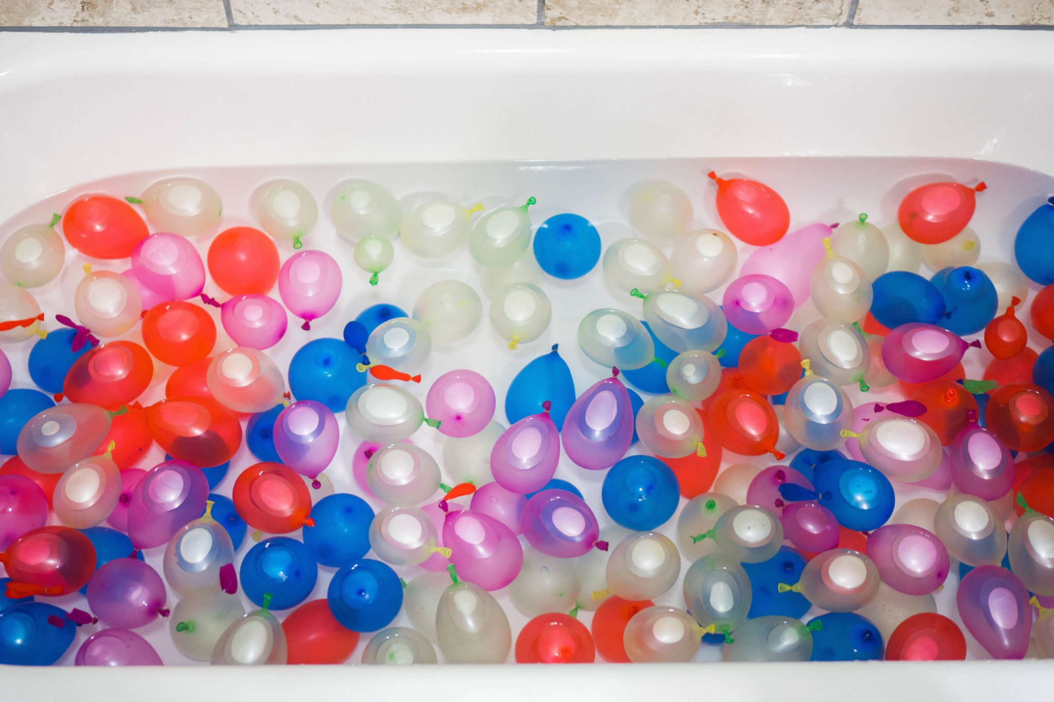 Indoor Water Balloon Bath Idea – Life As A Griffin